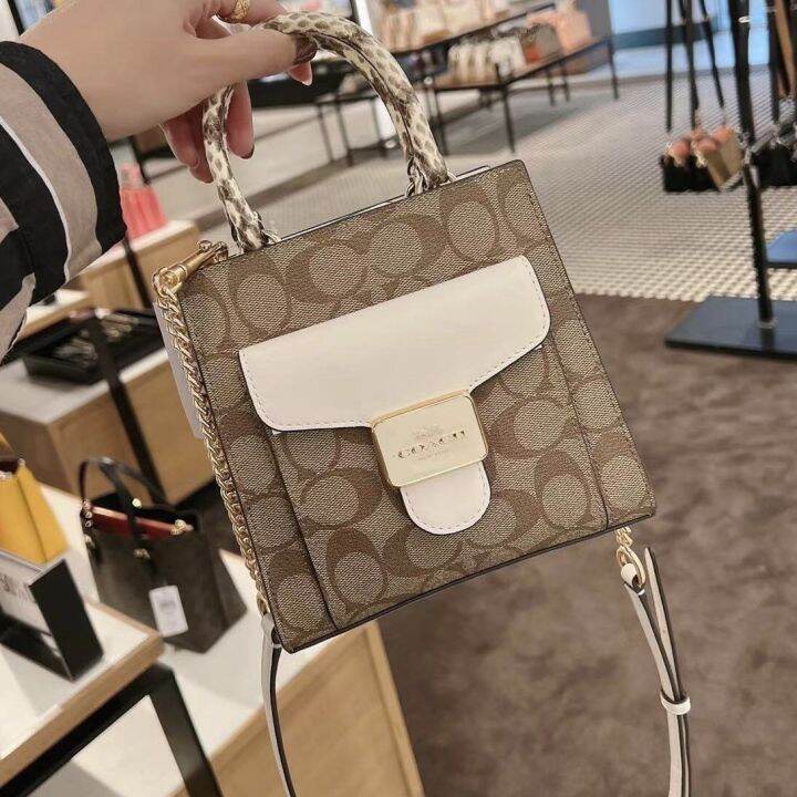 กระเป๋าสะพาย COACH รุ่น MINI PEPPER CROSSBODY IN SIGNATURE CANVAS ...
