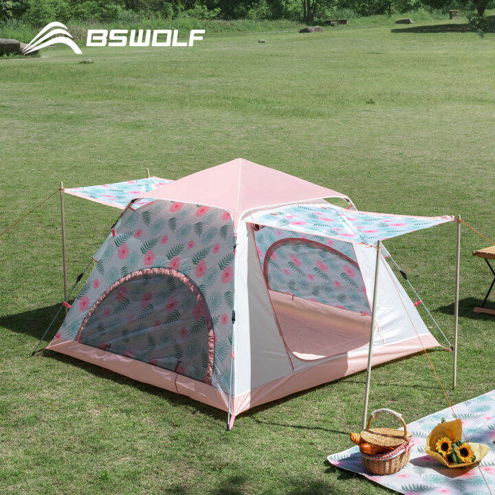 BSWolf แคมป์ปิ้งกลางแจ้งครอบครัวทันทีเต็นท์ป๊อปอัพเต็นท์ติดตั้งง่ายสวนสาธารณะชายหาดปิกนิก ...