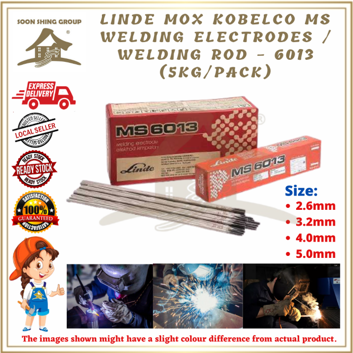 LINDE MOX KOBELCO MS WELDING ELECTRODES / WELDING ROD - 6013 (5KG/PACK ...