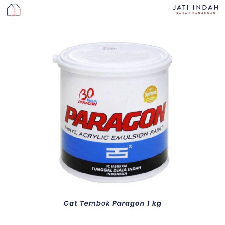 PARAGON Cat Tembok Vynil Acrylic Emulsion 1 KG / Cat DINDING | Lazada ...