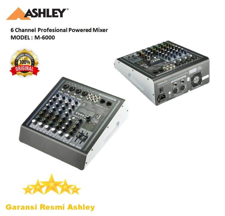 power mixer ashley m6000/ m 6000 original | Lazada Indonesia