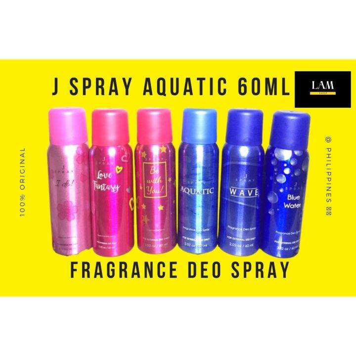 The new 2022 J SPRAY AQUATIC Fragrance Deo Spray 60ml JSPRAY PERFUME ...