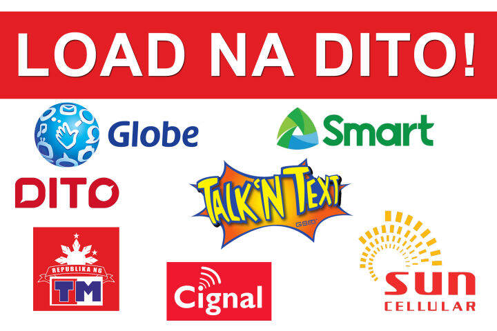 LOAD NA DITO TARPAULIN AVAILABLE COD | Lazada PH