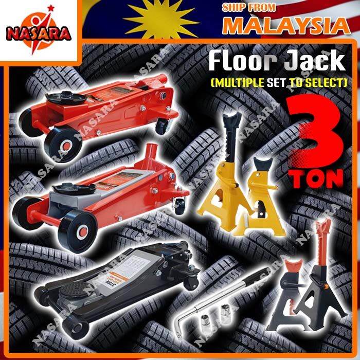 NASARA ~ 3 TON HYDRAULIC HEAVY DUTY JACK FLOOR WORKSHOP REPAIR TOOLS ...