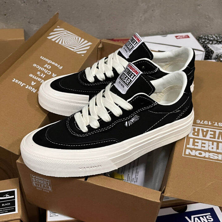 Vision FLAT TOP Classic Black Canvas Shoes | Lazada PH