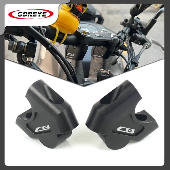 CB500X Motorcycle Handle Bar Clamp Raised Extend Handlebar Mount Riser ...