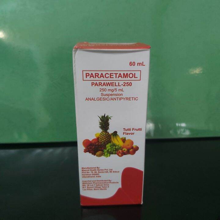 Paracetamol Parawell 250mg 60ml | Lazada PH