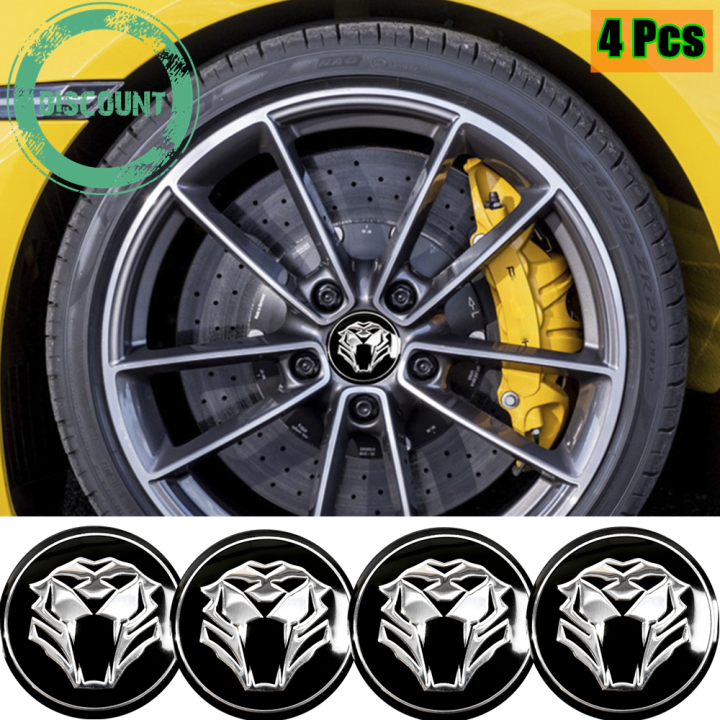 Auto parts Tiger Head Modification Wheel Hub Cap Sticker Tire Cap Wheel ...