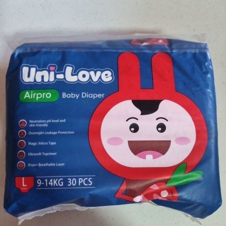uni-love airpro baby diaper Large 30 | Lazada PH