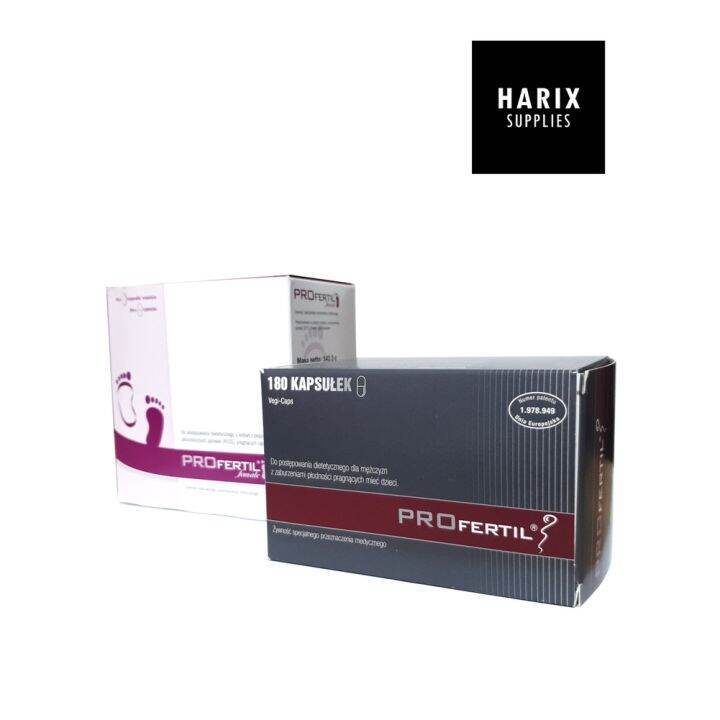 PROfertil Fertility Supplements Capsules Sperm IVF Male Female Conceive ...