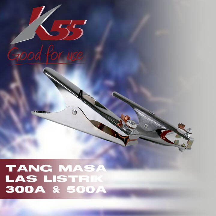 K55 Tang Stang Massa Klem Masa Las Listrik 300A 500A Earth Clamp ...