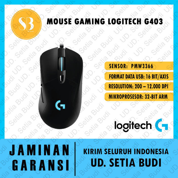 Mouse Gaming Logitech G403 | Lazada Indonesia