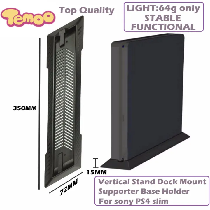 Temoo แท่นวางขาตั้งพลาสติกแนวตั้งสำหรับ Sony PS4 Slim Console | Lazada ...