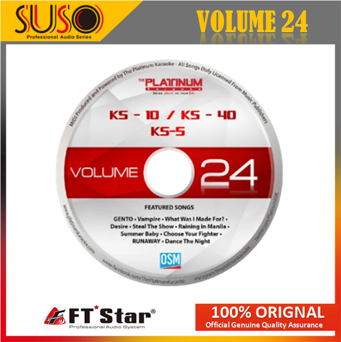 Platinum Original CD ks10 /kbox2 /junior2/ks40 volume 24 Updated 2023 ...
