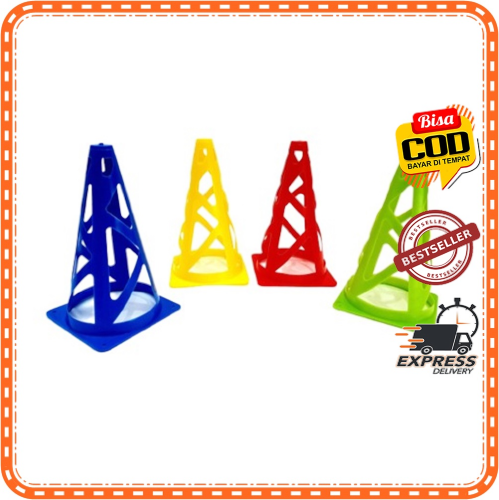 CONE / KRUCUT LENTUR ~^~ UNTUK LATIHAN OLAHRAGA Cones Corong Lubng Cun ...