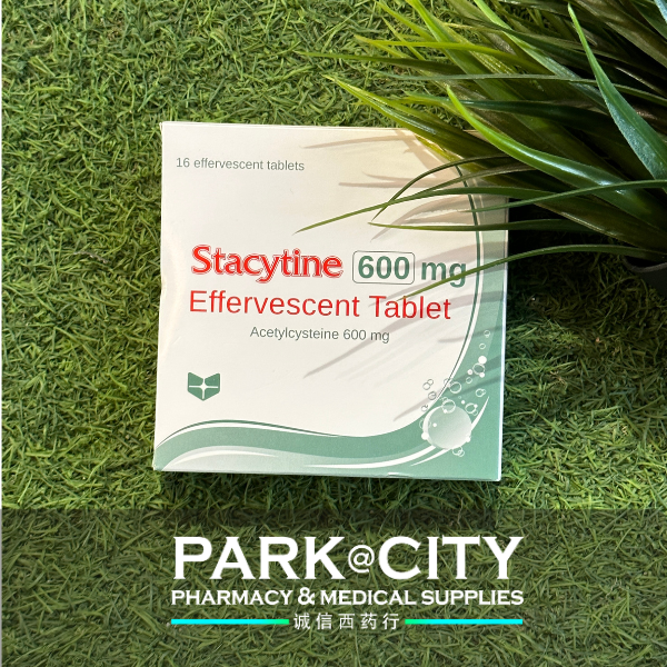 Stacytine 600mg Effervescent Tablet Acetylcysteine 600mg for Dissolving ...