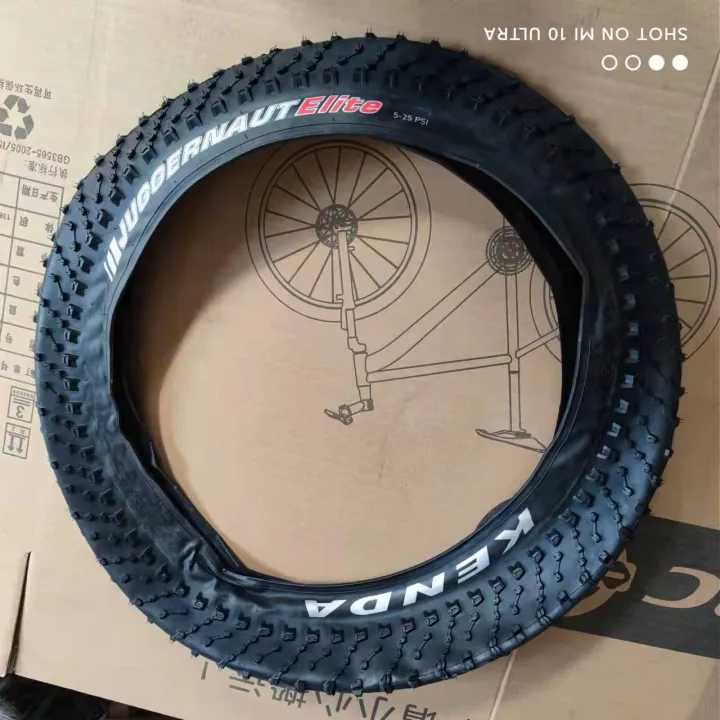 1 Pair Kenda Juggernaut Elite Tire 26 x 4.8" Folding Tyre Folding Bead Fat Bike Tire Tyre ...