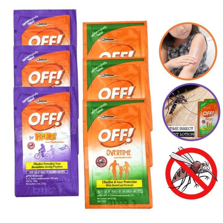 Off Lotion Insect Repellent 6ml Sachet 12 Sachets | Lazada PH