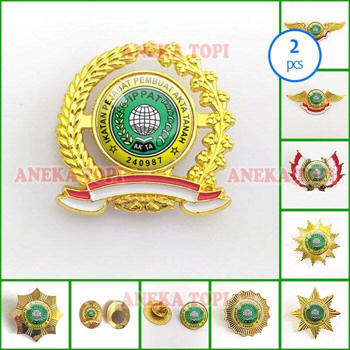 Pin IPPAT Pin Bros Wing Logo ippat Pejabat Pembuat Akta Tanah - Aneka ...