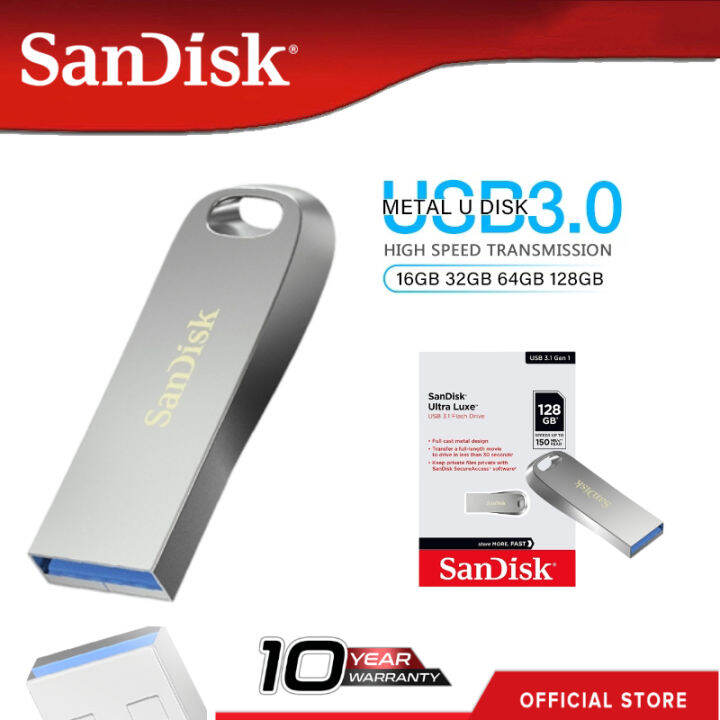 SanDisk Premium Flash Drive USB 3.0 , 64GB 128GB Genuine Metal USB Memory Stick 256GB 512GB Pen ...