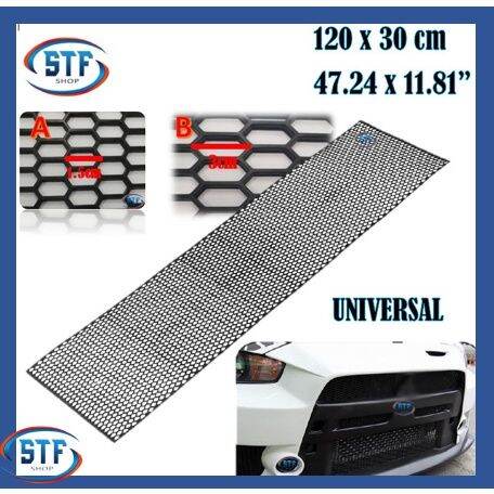 Universal ABS Plastic Car Front Bumper Mesh Grille Cover Universal ...