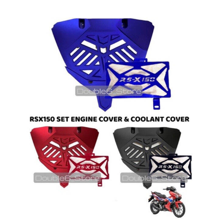 Honda RSX 150 RSX150 WINNER X ENGINE COVER & COOLANT NET RADIATOR COVER ...