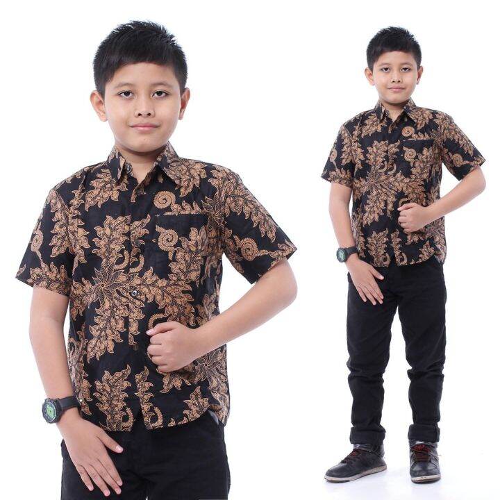 BAJU BATIK ANAK KEMEJA BATIK ANAK | Lazada Indonesia