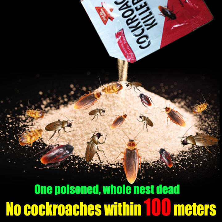 Prevent cockroaches from multiplying for 5 years Super Powerful effective Roach Killer powder ...