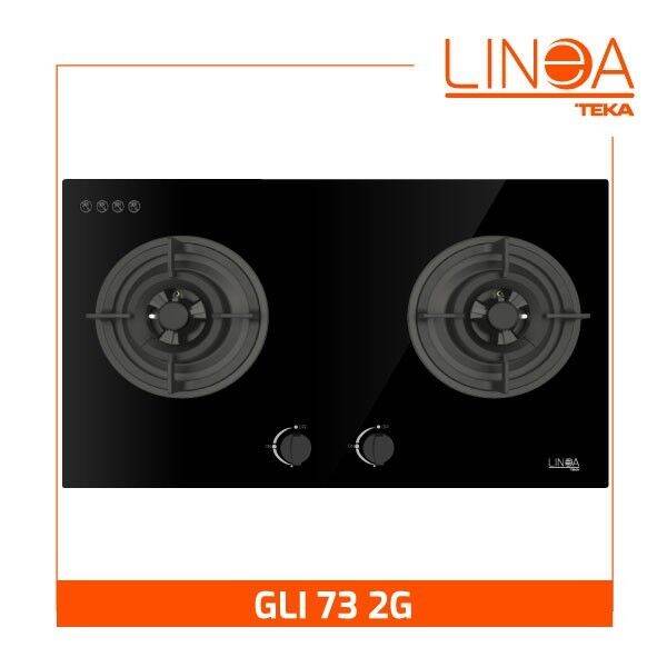 LINEA TEKA Kompor Tanam Gas GLI 73 2G Kompor Gas 2 Tungku | Lazada ...