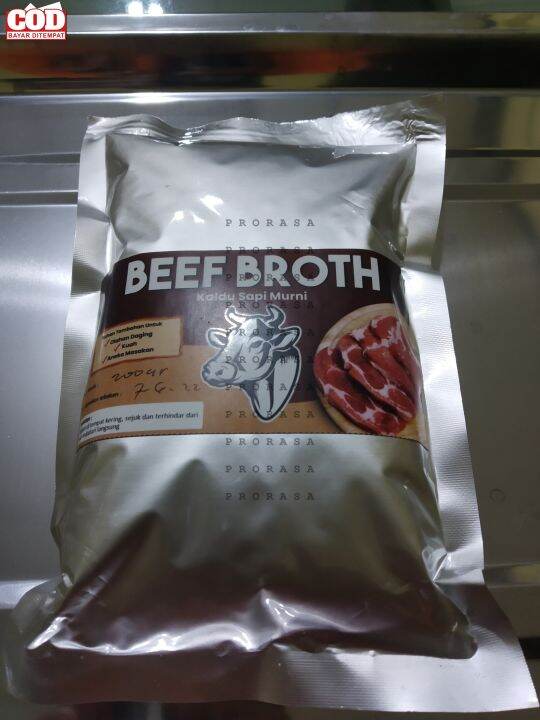 Beef Broth - Perasa Sapi / Kaldu Sapi Murni / Extrak Sapi (Lebih kuat ...