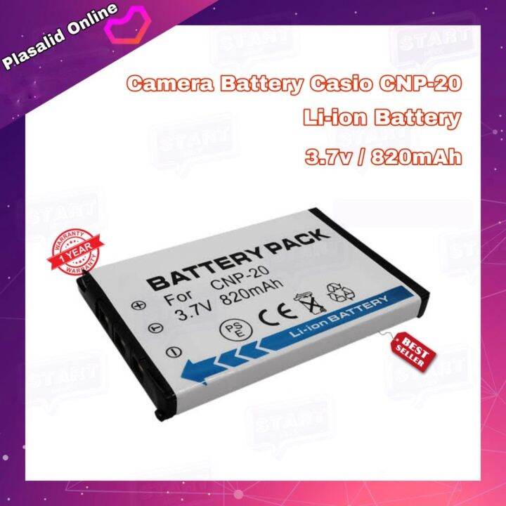 แบตกล้อง Camera Battery Casio CNP-20 For Casio EX-S880 EX-Z6 EX-S880RD ...