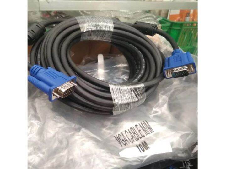 kabel vga 10 meter untuk monitor proyektor cctv | Lazada Indonesia