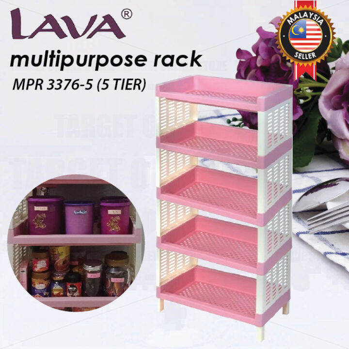 LAVA Multipurpose Storage Rack Shelving Organizer / Rak Pelbagai Guna ...