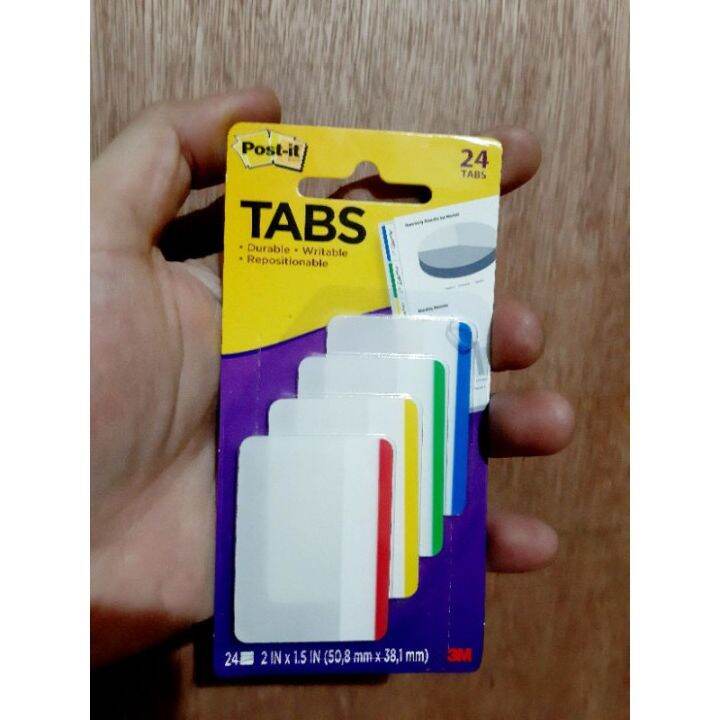 Post-it Tabs & Flags Combo, Flags, Page Markers Pack • Assorted Colors ...