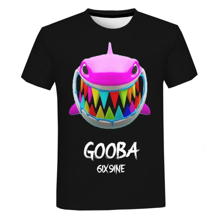 Funny T Shirt Gooba 6ix9ine Rapper Streetwear Men Women Fashion ...