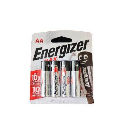 Energizer MAX 2A 3A 4pcs Per Card MAX Energizer Alkaline Battery AA ...