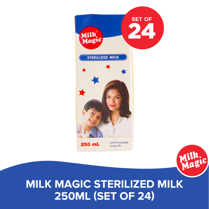 Milk Magic - Sterilized Milk 250ml (Set of 24) - Nutritious Healthy ...