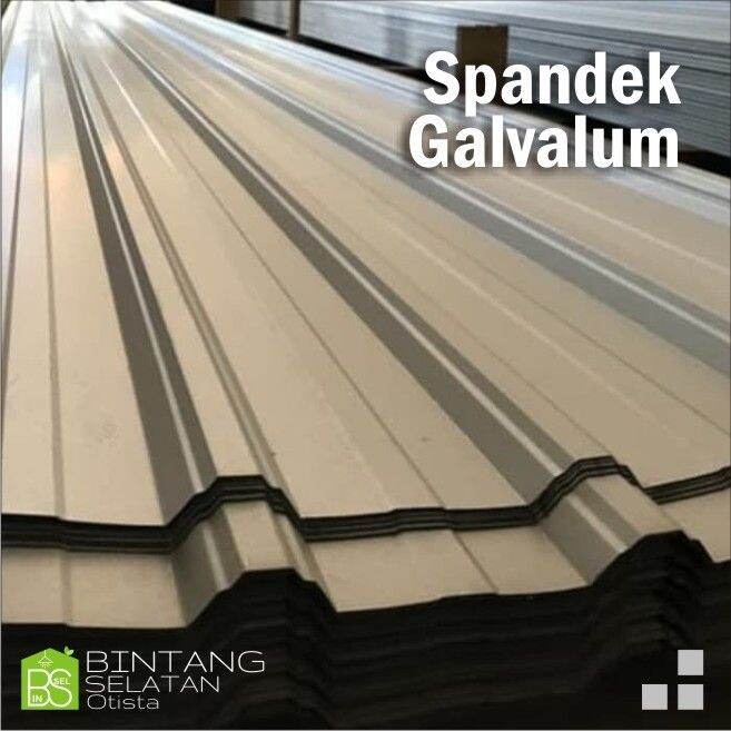 ATAP SPANDEK ATAP ZINCALUME 0.35MM SPANDECK ZINCALUME | Lazada Indonesia