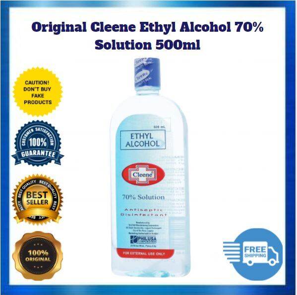 Original Cleene Ethyl Alcohol 70% Solution 500ml | Lazada PH