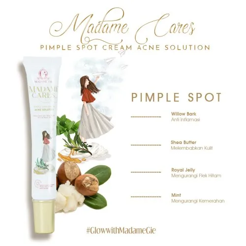 Madame Gie Madame Cares Pimple Spot Cream Acne Solution - Skin Care Acne Spot Gel | Lazada Indonesia