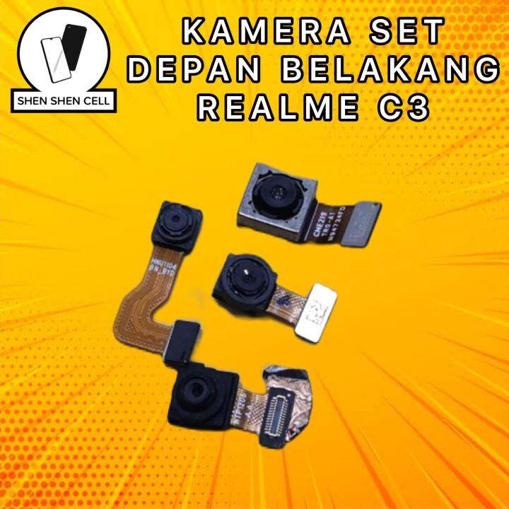 KAMERA COPOTAN DEPAN BELAKANG REALME C3 ORIGINAL COPOTAN HANDPHONE ...