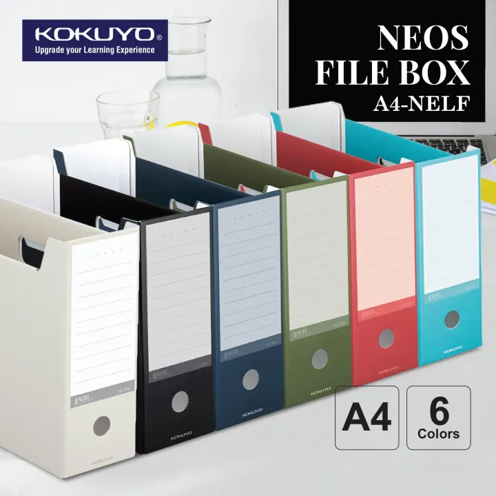 KOKUYO NEOS A4-NELF FILE BOX | Lazada