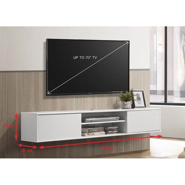 Ego Shop Wall Mount 5ft TV Cabinet ( LOWER Cabinet ) Kabinet Tv Dinding ...