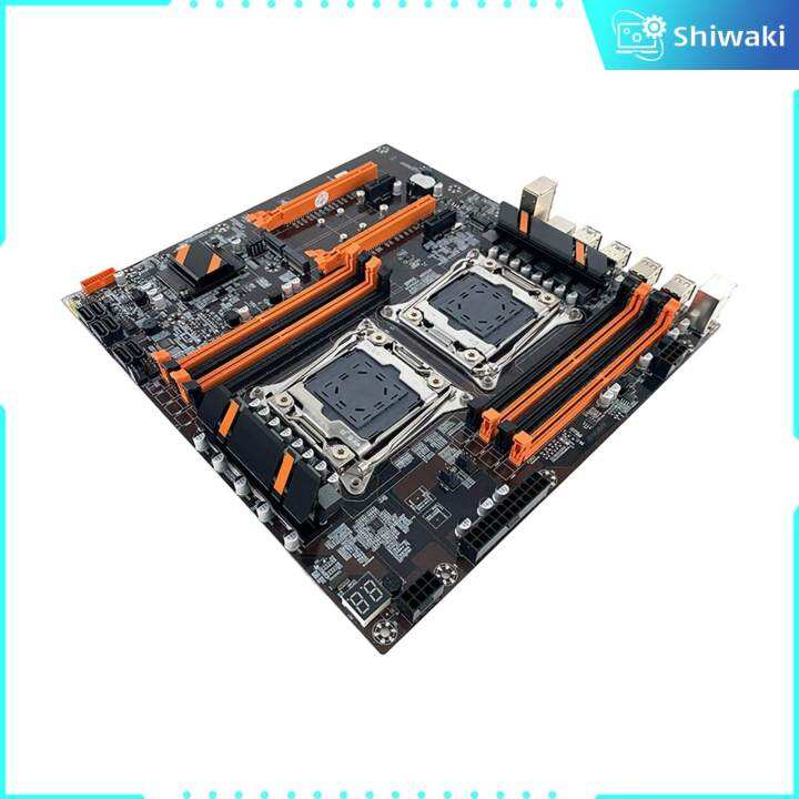 Shiwaki เมนบอร์ดคอมพิวเตอร์ Dual Channel DDR4ซ็อกเก็ตคู่สำหรับ X99ชิป ...