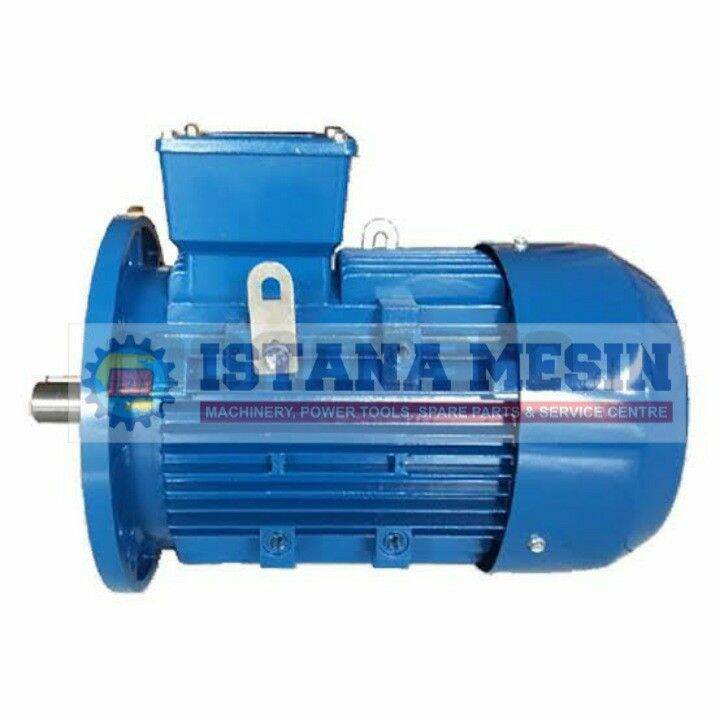 DINAMO ELECTRO MOTOR 10HP 7.5KW FLANGED MOTOR 1450RPM 3PHASE ELMOT ...