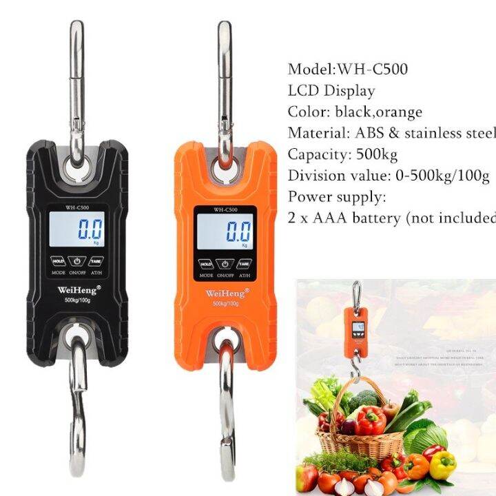 Crane Scale 300kg 150kg 200kg 500kg Heavy Duty Hanging Hook Scales