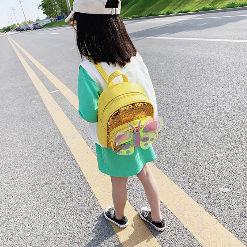 Yidea Hongkong】การ์ตูนเลเซอร์เลื่อมน่ารักกระเป๋านักเรียนกระเป๋าสะพายลาย ...