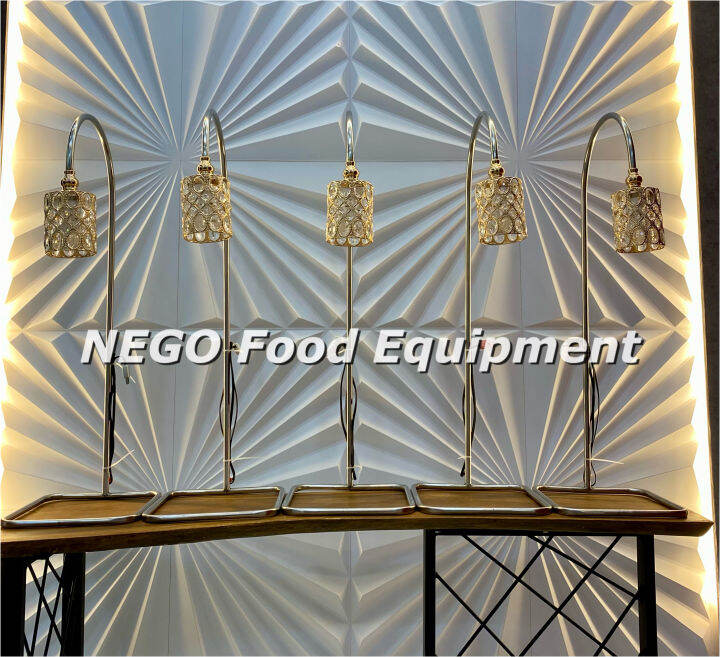 Crystal Design Catering Buffet Lamp Buffet Light Food Lamp 5 Pieces ...
