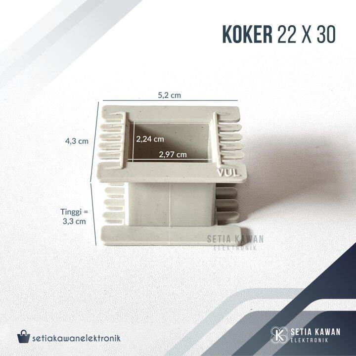 Koker Trafo Kotak 22x30 / Bobin Bobbin Dudukan Besi Plat Keren Kern ...
