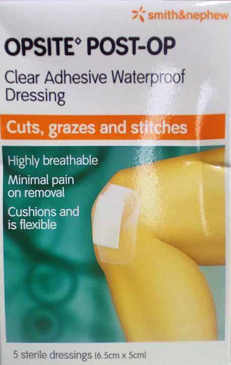 Opsite Post-Op Clear Adhesive Waterproof Dressing 2boxes bundle ...
